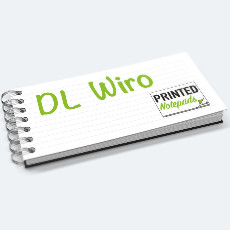 Wirobound DL Notepads - Printed Notepads UK